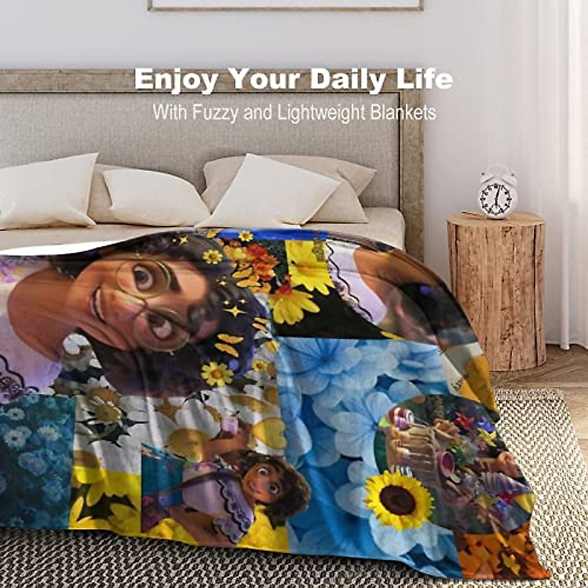 Blanket Lightweight Throw Blankets for Couch Sofa Trave Camping Soft Warm Flannel Cozy Fleece Throw Blanket for Carnival Easter Christmas Birthday 40"x50"