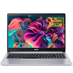acer 2023 Newest Aspire 5 Slim Laptop, 15.6" Full HD Display, 12GB RAM, 512GB SSD Storage, AMD Ryzen 4-Core Processor, Backlit Keyboard, Fingerprint Login, HDMI, Ethernet Port, Type-C, Windows 11 S
