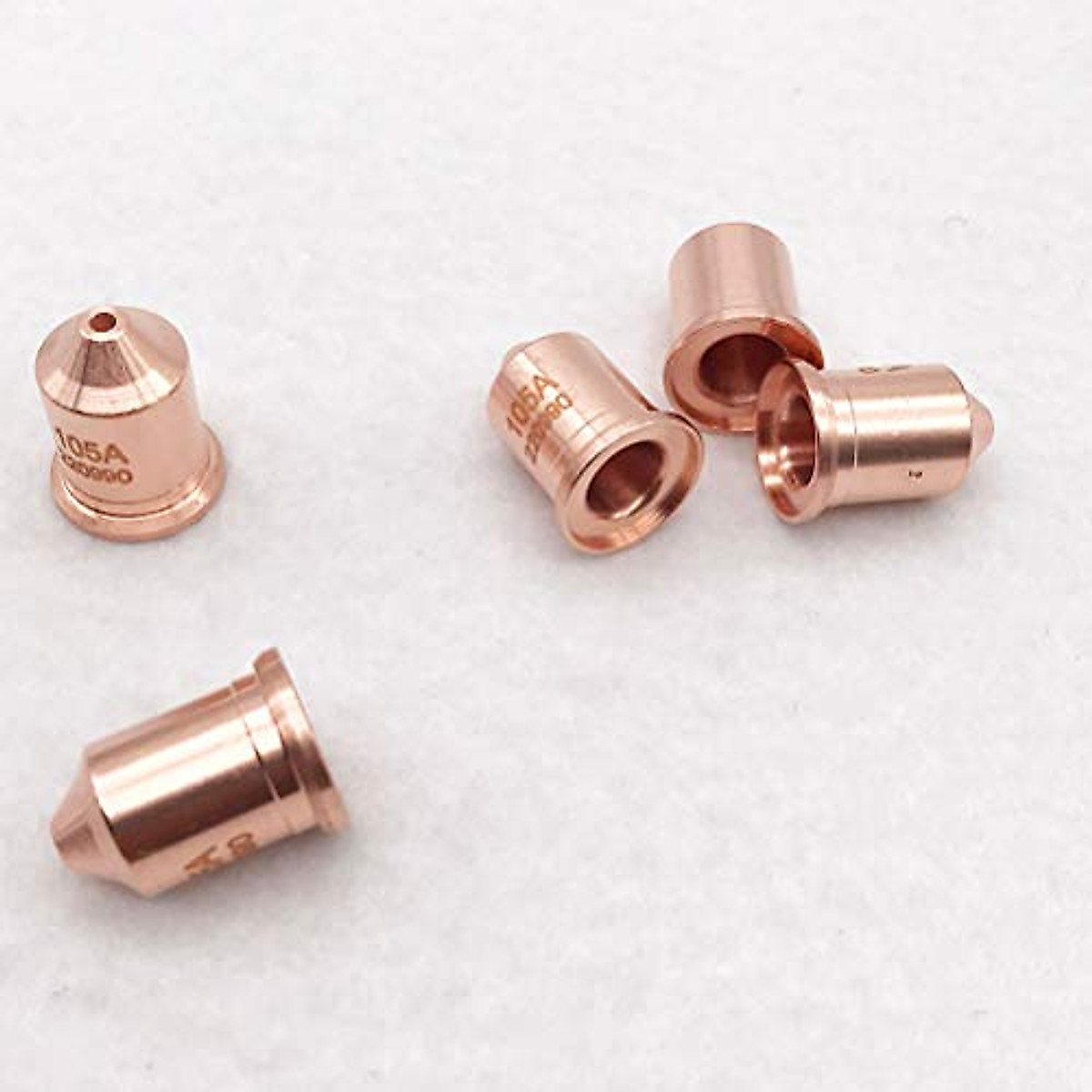 5PCS Professional Plasma Cutting Nozzles Cutting Torch Tips Electrode Cap Cutting Consumables