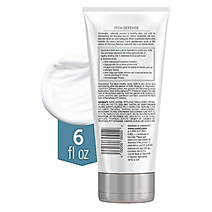 Curél Itch Defense Calming Body Lotion, Moisturizer for Dry, Itchy Skin, Body and Hand Lotion, 6 Ounce, with Advanced Ceramide Complex, Pro-Vitamin B5, Shea Butter