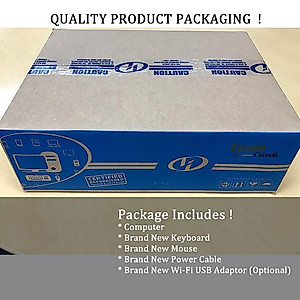 Dell Optiplex 790 SFF Desktop - Intel Core i5 2400 16GB DDR3 RAM, 480GB SSD and Windows 10 Home - WiFi Ready - New 23 Inch LED Monitor (Renewed)