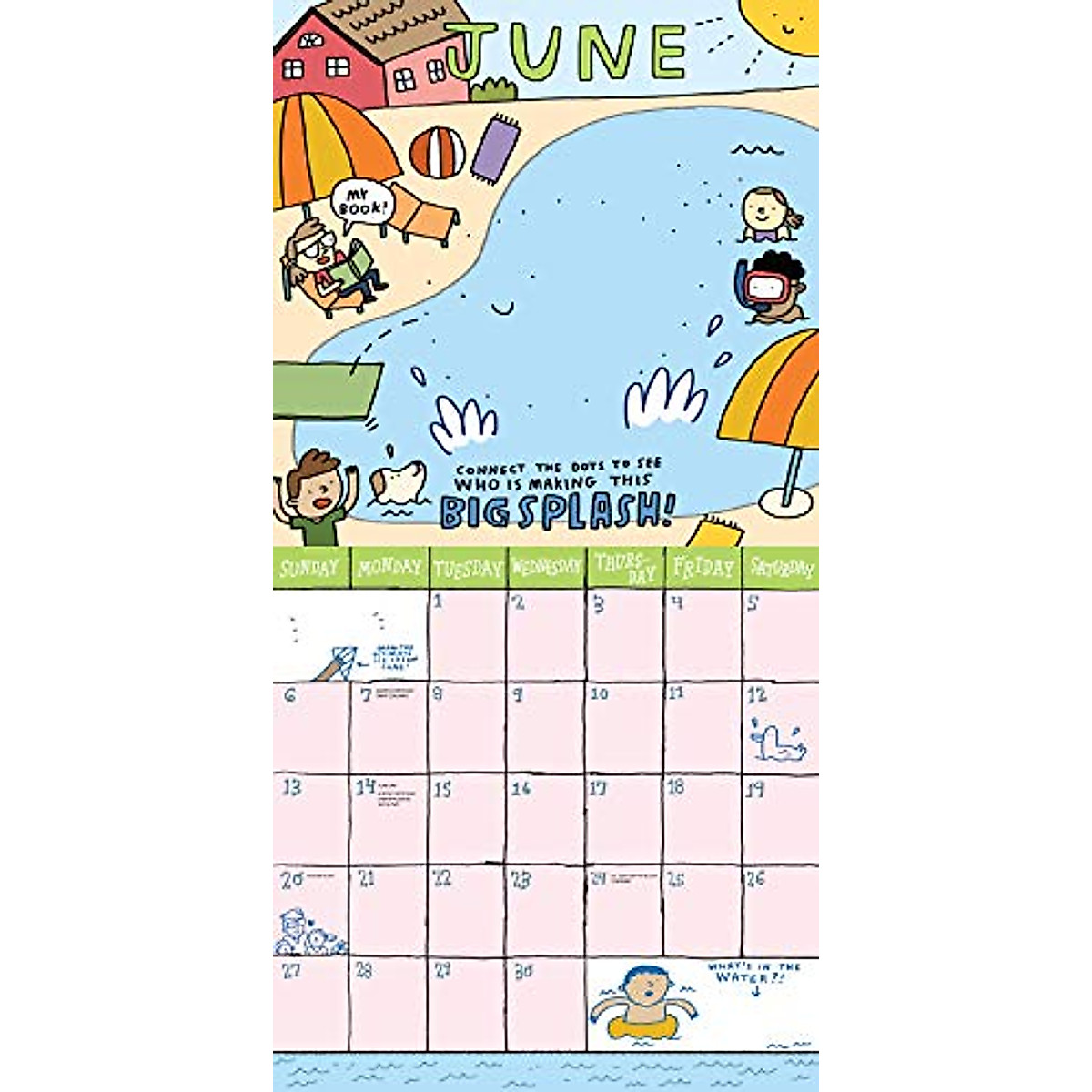 Kid's Awesome Activity Wall Calendar 2021