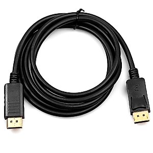 Esenlong DP Male to DP Male Cable DisplayPort to DisplayPort V1. 1, V1. 2 Adapter Connector for PC Computer HDTV Projector 1. 8m 10. 8Gbps