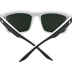 SPY Discord Whitewall - HD Plus Gray Green w/Red Spectra Mirror