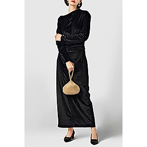 BABEYOND Women's Rhinestone Clutch Evening Bags Sparkly Glitter Triangle Purse for 1920s Party Prom Wedding