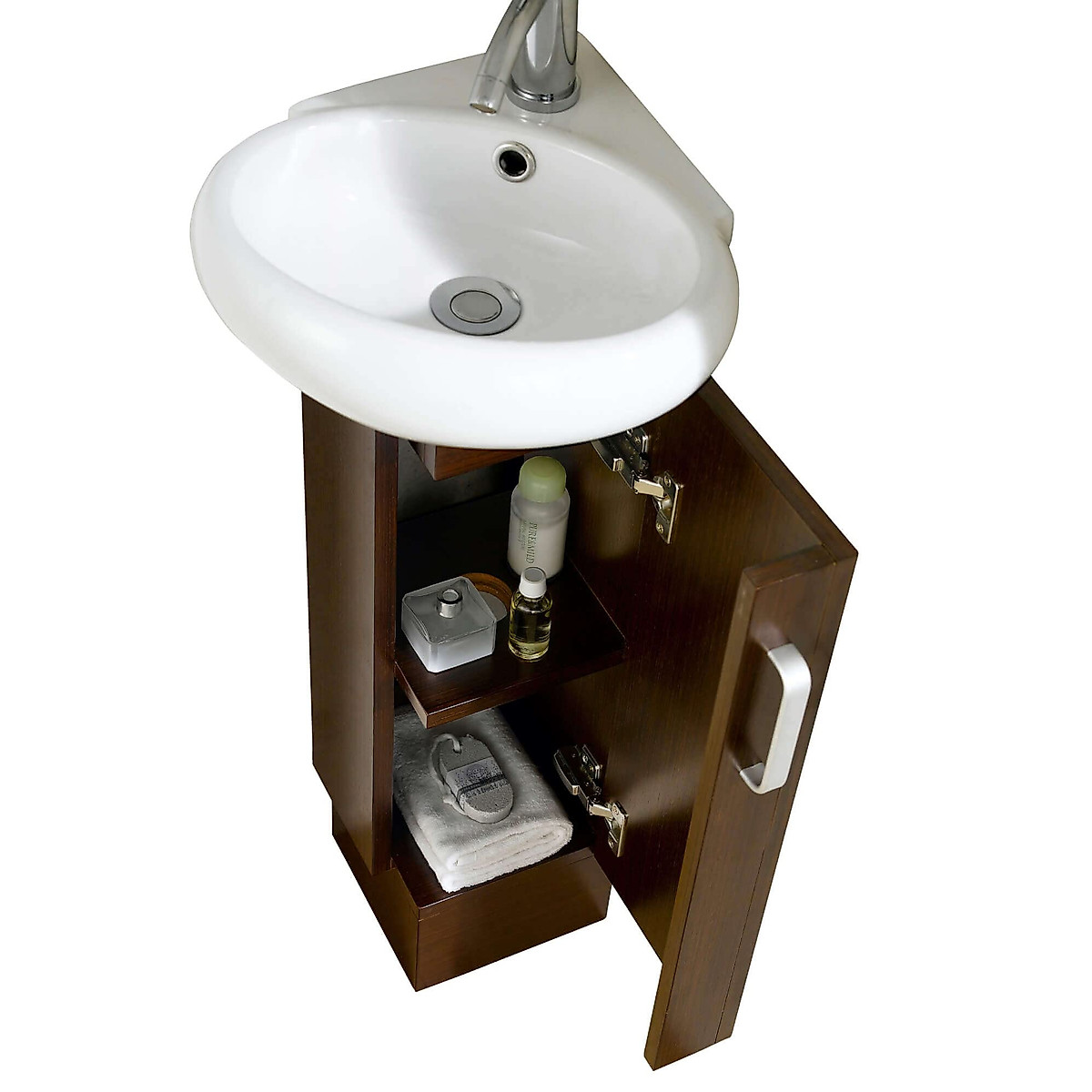 Fine Fixtures Milan Matte Vanity with Vitreous China Sink (Wenge)