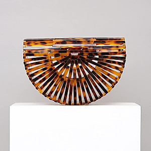 YLLWH Women's Handbag Hollow Clutch Purses and Handbags Bead Chain Evening Bags Beach Bag