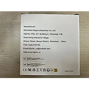 Small 4V Electric Screwdriver,Kiprim ES3 Cordless Screwdriver Tool with Rechargeable Battery,LED Front Light & Power Display Light for Home DIY Blue