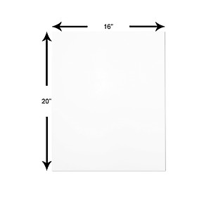 The Display Guys 16x20 Pack of 25 Textured Gray Picture Photo Matting Mat Boards + Backing Boards + Clear Plastic Bags Complete Set