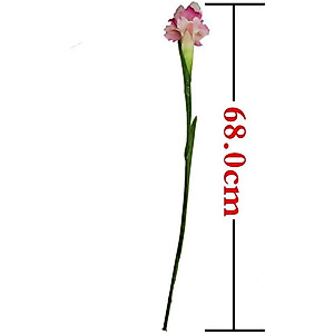 Xidmold 4 Bundle Real Touch Long Stems Iris Flower Silk Artificial Ireland Irish Iris Fake Flower for Wedding Decor Home Flower Arrangements Decoration (Blue)