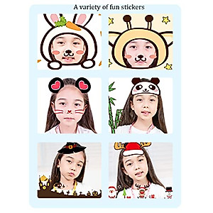 QSYY Children's Camera Toy 32 Million Pixels 1080P High-Definition Video Dual Lens, 2 Inch IPS Eye Protection Screen, 3-10 Year Old Girl Boy Digital Camera Gift, with 32GB SD Card,Green