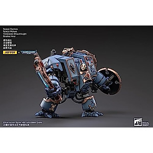 HiPlay JoyToy × Warhammer 40K Officially Licensed 1/18 Scale Science-Fiction Action Figures Full Set Series -Space Marines Space Wolves Venerable Dreadnought Brother Hvor