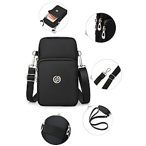 Compatible with Samsung Galaxy S23 Ultra, S23 Plus, S22 Ultra, S22 Plus, S21 Ultra, S21 Plus, S20 Ultra, S20 Plus, S20 Fe, S21 Fe, S10 Plus, Cell Phone Purse Crossbody Shoulder Bag Armband (Red)