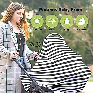 KeaBabies Car Seat Covers for Babies and Portable Diaper Changing Pad - Nursing Cover - Waterproof Foldable Baby Changing Mat - Baby Car Seat Cover - Travel Diaper Change Mat - Nursing Covers