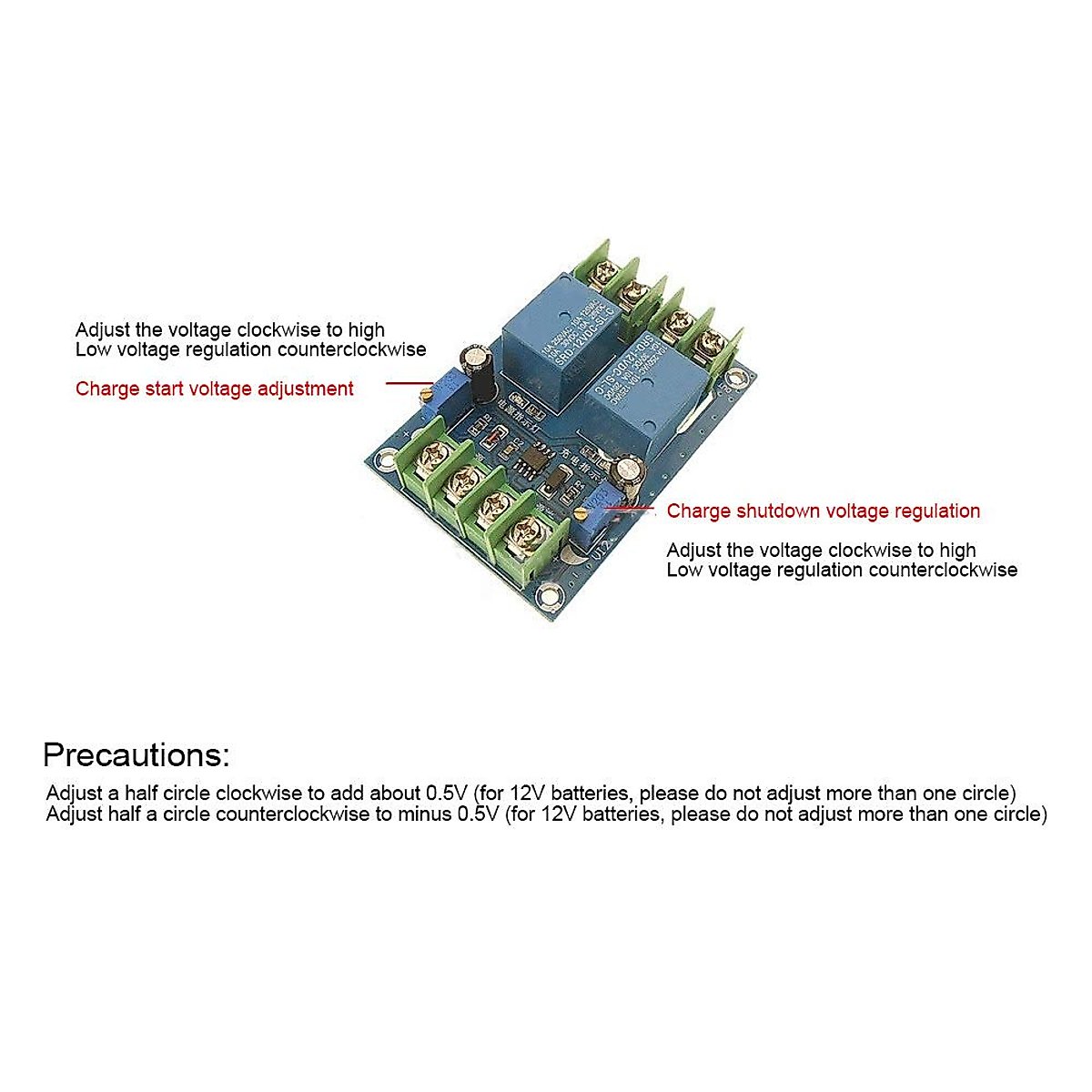 DC 12V 10A Automatic Power Switching Module, Backup Battery Switching Module, Emergency Power Supply Charging Controller