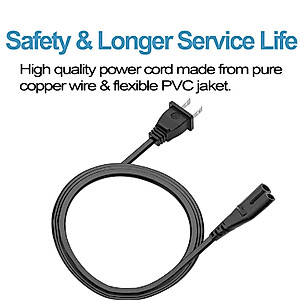 AC Power Cord Cable for Sonos Play One SL 1 3 5 Sub Spakers Subwoofer Power Cord Replacement 10 Ft