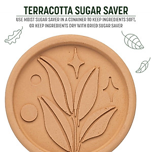 Goodful Brown Sugar Saver and Softener Disc with Airtight Storage Container, Multiple Uses for Food Storage Containers, Reusable and Food Safe, 1.5-Quart Container with Sugar Saver Disk