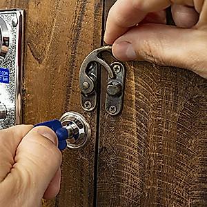 Creative Arcades Full-Size Commercial Grade Wine Barrel Style Pub Arcade Machine | Standard/Medium/Large | Classic Games | 2 Sanwa Joysticks | 2 Stools (Medium, 412 Game, 19" Screen, Wood Finish)