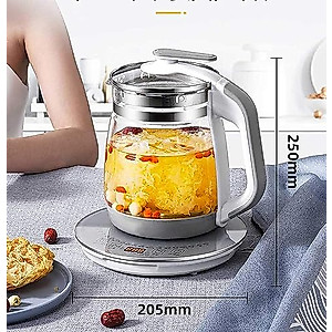 Electric Kettle 1.8L Large Capacity Glass Health Pot Multifunction Cooking Tea Soup Flower Teapot Automatic Electric Stew Bird's Nest Pot Electric Kettle