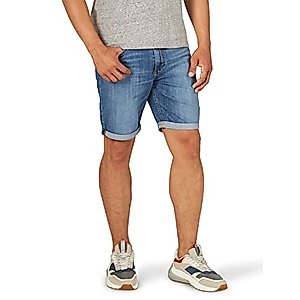 Lee mens Legendary Regular Fit 5-pocket Jean Denim Shorts, Avenger, 40 US