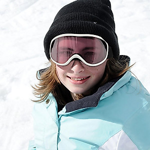 GGBuy Ski Goggles OTG Design Snowboard Goggles UV400 Protect Eyewear Overall Lenses Anti-Fog Windproof Outdoor Snow Sport Glasses