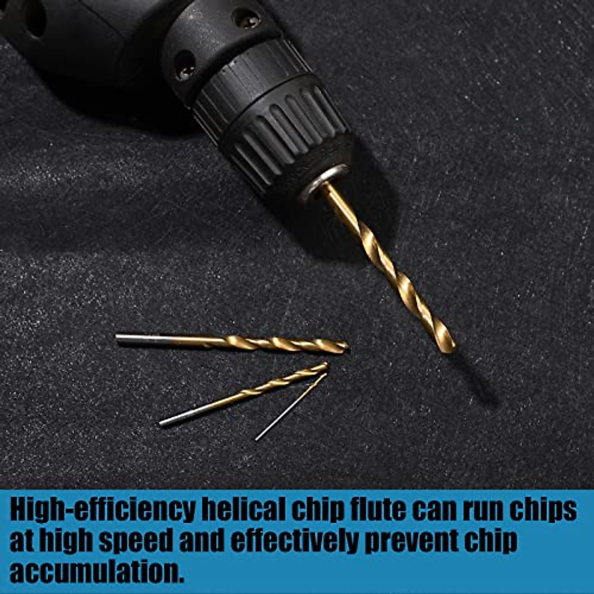 Cobalt Drill Bit Set, M35 Twist HSS Drill Bits Straight Shank, 2mm High Speed Steel Drill Bits for Drilling in Hard Metal, Stainless Steel, Cast Iron (4mm)