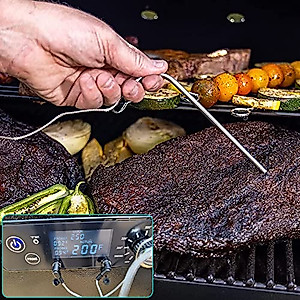 ZJYWSCH Grill Cover and Replacement Meat Probe for Pit Boss Pro Series 1600, 1600 Elite Wood Pellet Grill