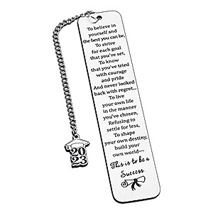 Graduation Gifts for Him Her Class of 2023 Bookmark Gifts Senior Graduate Book Marks College High School Students Graduation Nurses Medical Master Christian Graduates Gifts for Women Men Grad Ideas