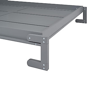 SOFTSEA Queen Size Murphy Bed Cabinet with Shelf