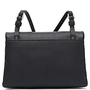 Calvin Klein Penny Triple Compartment Crossbody, Black/Silver,One Size