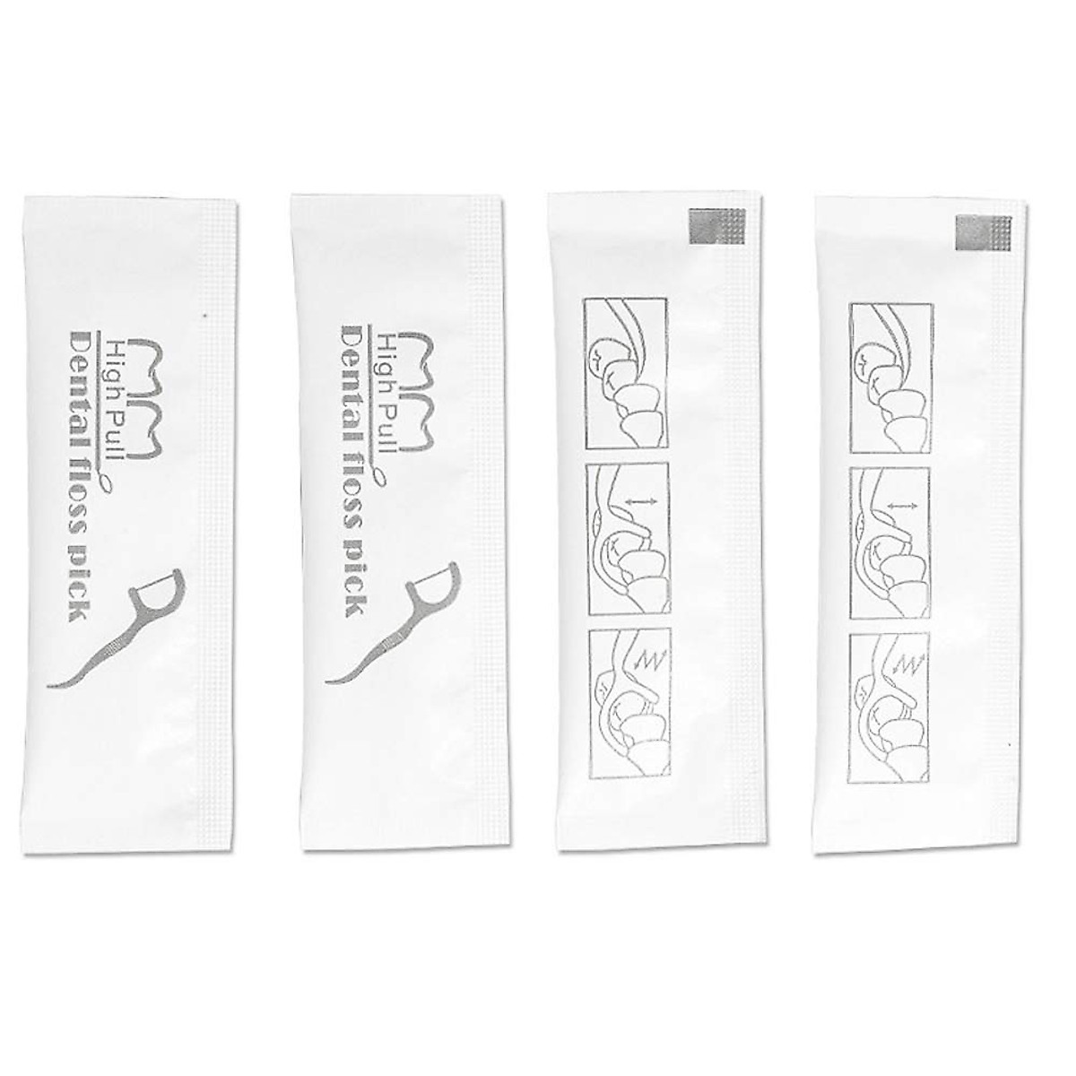 50 Count,Individually Wrapped Micro Dental Floss (100 Pcs)