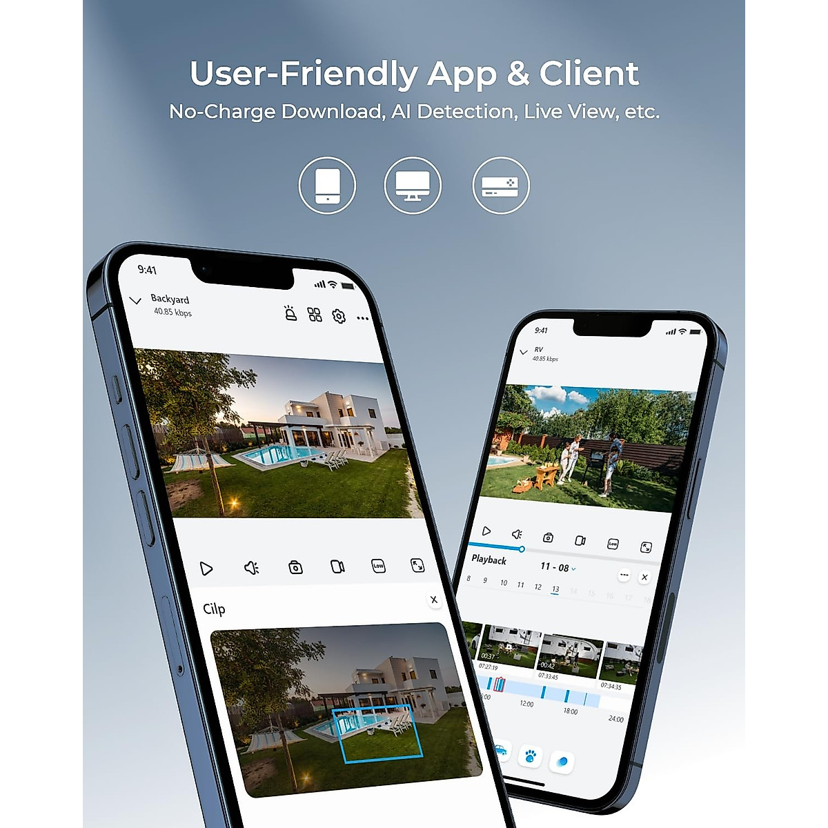 REOLINK Outdoor Security Camera with Spotlight, Lumus 1080P HD Plug-in WiFi Camera for Home Security System, PIR Motion Detection, Two-Way Talk and Siren Alarm, Waterproof, Micro SD Card Storage