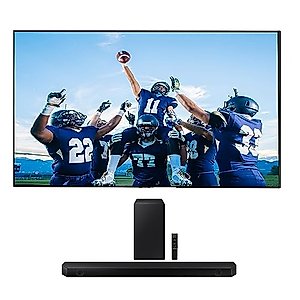 SAMSUNG QN65Q80CAFXZA 65 Inch 4K QLED Direct Full Array with Dolby Smart TV with a HW-Q60B 3.1ch Soundbar and Subwoofer with DTX Virtual:X (2023)