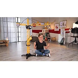 Dickie Toys 40" Giant Crane Playset , Yellow
