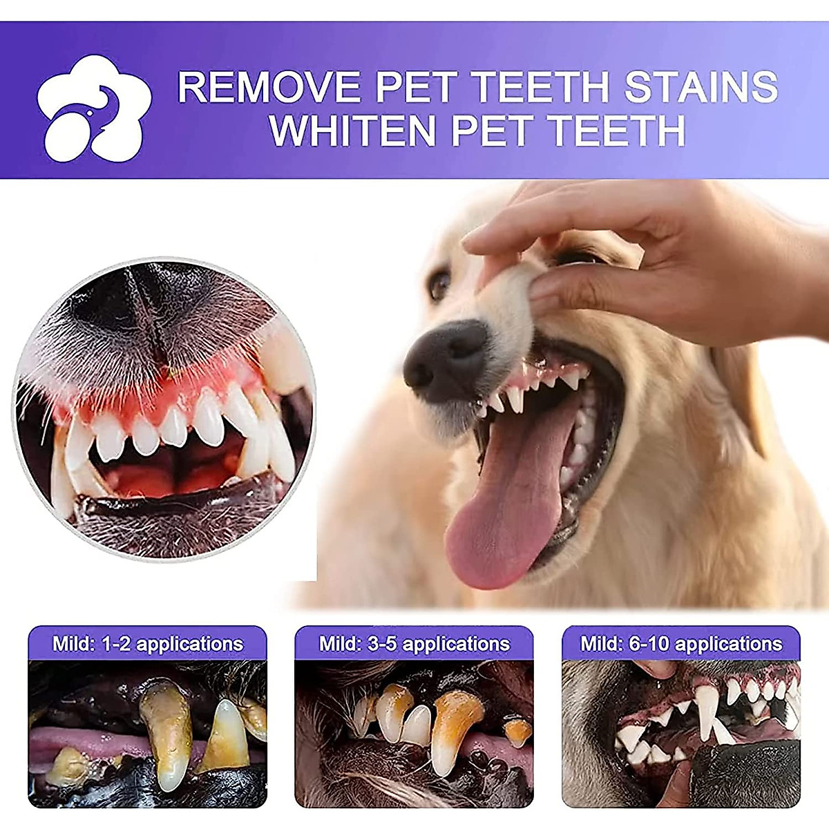 Petry Oral Spray, Petry Teeth Cleaning Spray for Dogs & Cats, Pet Breath Freshener Spray Care Cleaner 60ml, Pet Oral Spray Clean Teeth, Dog and Cat Natural Breath Freshener