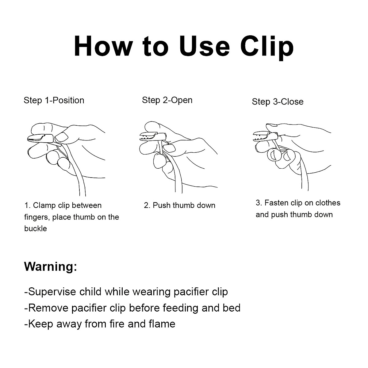 Babygoal Rainbow Pacifier Clips, 6 Pack Binky Paci Holder and Leash for Boys and Girls Fits for Most Pacifier, Binkie Styles & Baby Teethers & Toys and Gift 6PS26