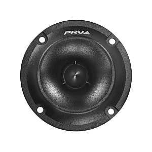 PRV Audio Bullet Super Tweeters Neodymium, 3 Inch Tweeter Black TW400Ti-Nd-4 Slim 120 Watts Max Power 4 Ohm, Easy to Mount PRV Tweeters Pair, 3 Inch Speaker Replacement (2 Tweeters)