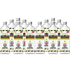 Regal Flame Bio-Ethanol Fireplace Fuel 12 Quart Bottles