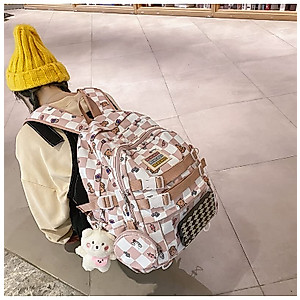 Lokkcy Kawaii Backpack for School,Backpacks for Girls and Backpack for Girls 10-12 Japanese School Bag book bags for girls 8-12(pink)