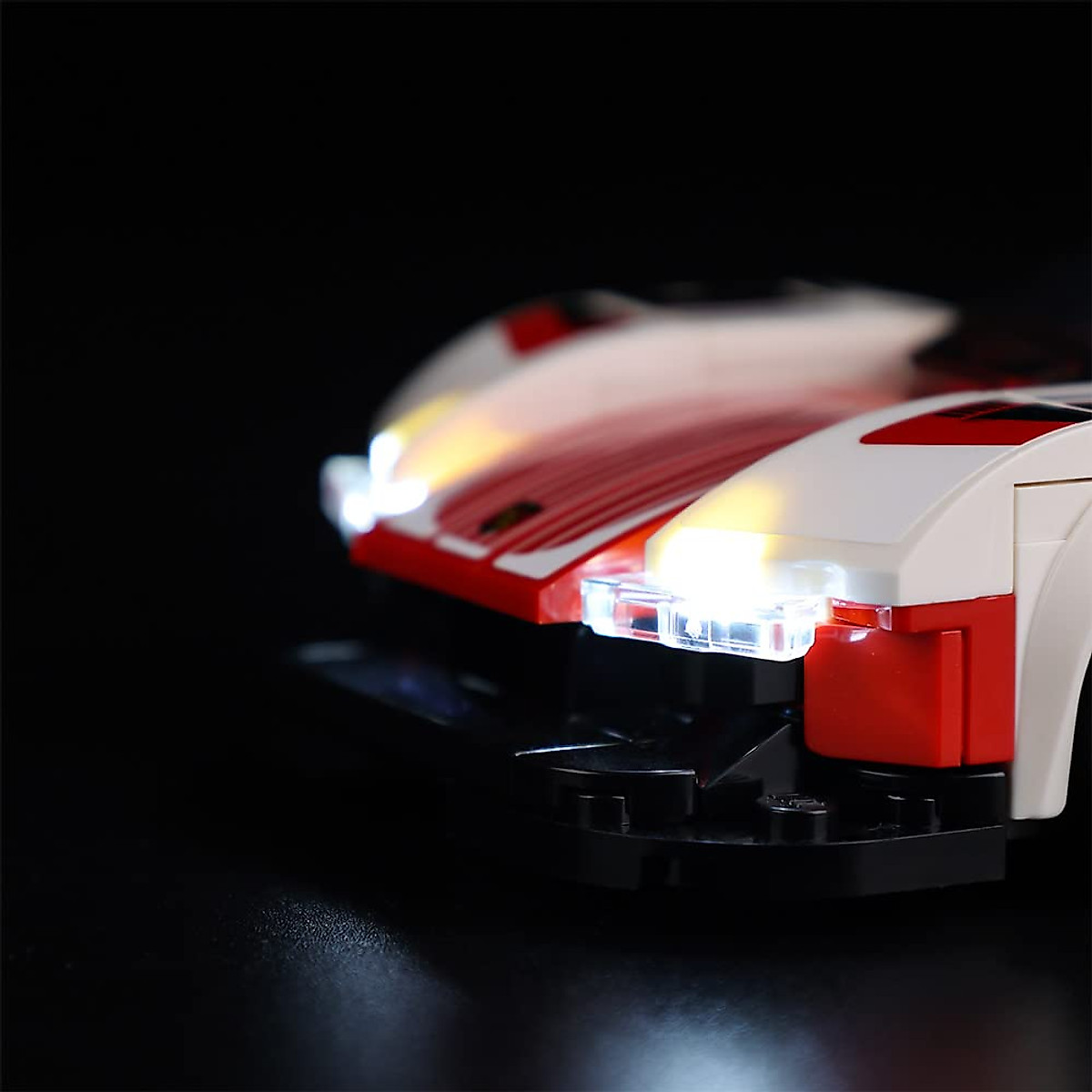 Kyglaring LED Lighting Kit (No Model) Designed for Lego Porsche 963 76916 Race Car Model Building kit - Without Lego Set (Classic Version)