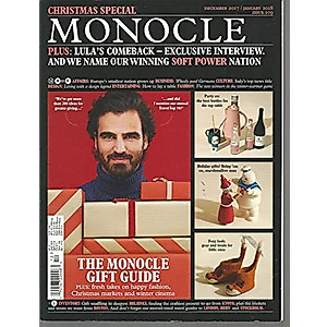 MONOCLE MAGAZINE, HOLIDAY/CHRISTMAS SPECIAL, DEC/JAN 2017/2018, ISSUE 109 ~