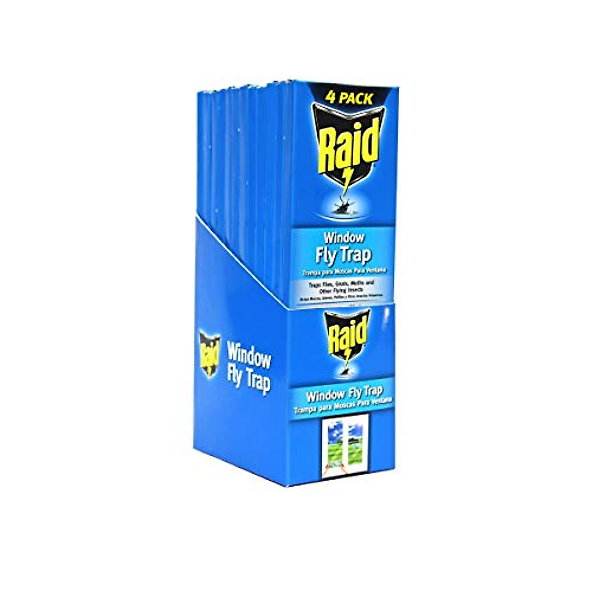 Raid Window Fly Trap, 4 Count (12-Pack)