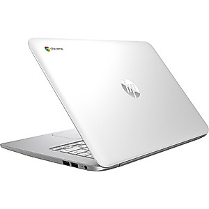 HP Newest 14-inch Chromebook HD SVA (1366 x 768) Display, Intel Dual Core Celeron N2840 2.16GHz, 4GB DD3L RAM, 16GB eMMc Hard Drive, Bluetooth, HDMI, Stereo Speakers, HD Webcam, Google Chrome OS