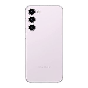 SAMSUNG Galaxy S23 Clear Slim Phone Case, Protective Cover w/Glossy, Thin Design, Protects from Drops and Scratches, Premium, Durable Material, US Version, EF-QS911CTEGUS, Transparent