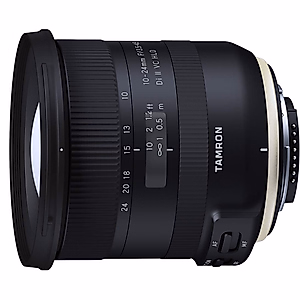 Tamron 10-24mm F/3.5-4.5 Di-II VC HLD Wide Angle Zoom Lens for Nikon APS-C Digital SLR Cameras Black