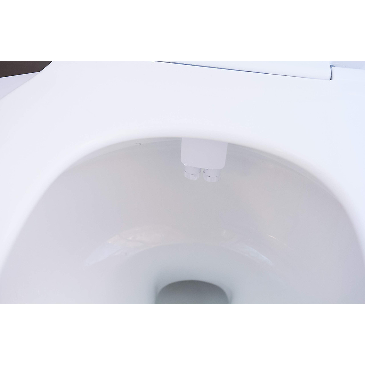 BELMAN Classic Bidet Toilet Attachment - Modern & Slim - Fresh Clean Water Sprayer - Self Cleaning Dual Wash Nozzles - Adjustable Water Pressure - Non-Electric Quick Installation - White