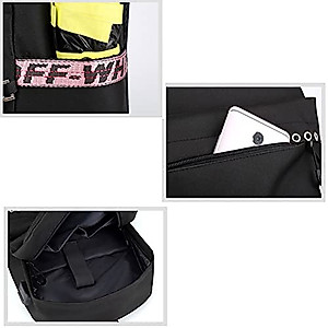 Anya Forger Backpack Cosplay Yor Forger Backpack Kawaii Backpack Schoolbag With Ribbon For Girls