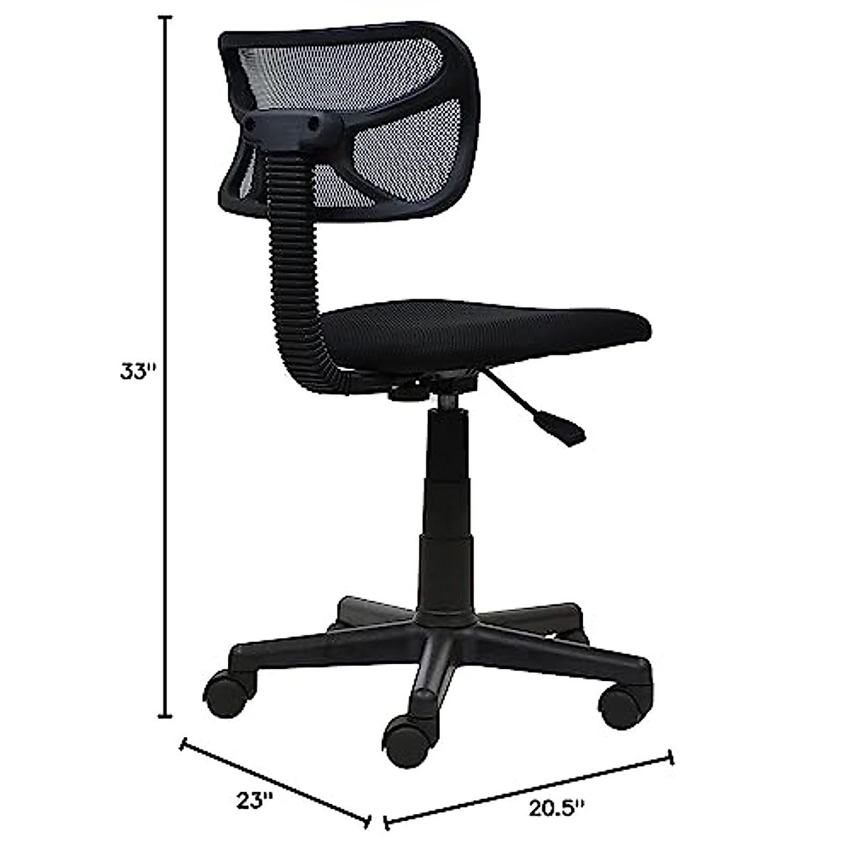 Student Mesh Task Office Chair. Color: Black