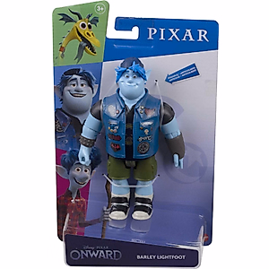 Mattel Disney Pixar Onward Action Figure, Barley Lightfoot Collectible Toy in Signature Elf Look, 7-inch with Movable Joints