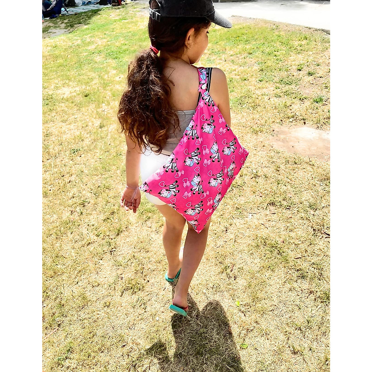 CasenBag Pink Zebra Wet and Dry Diapers Bag with Wet Wipes Cases. (KT-WDCB-002)